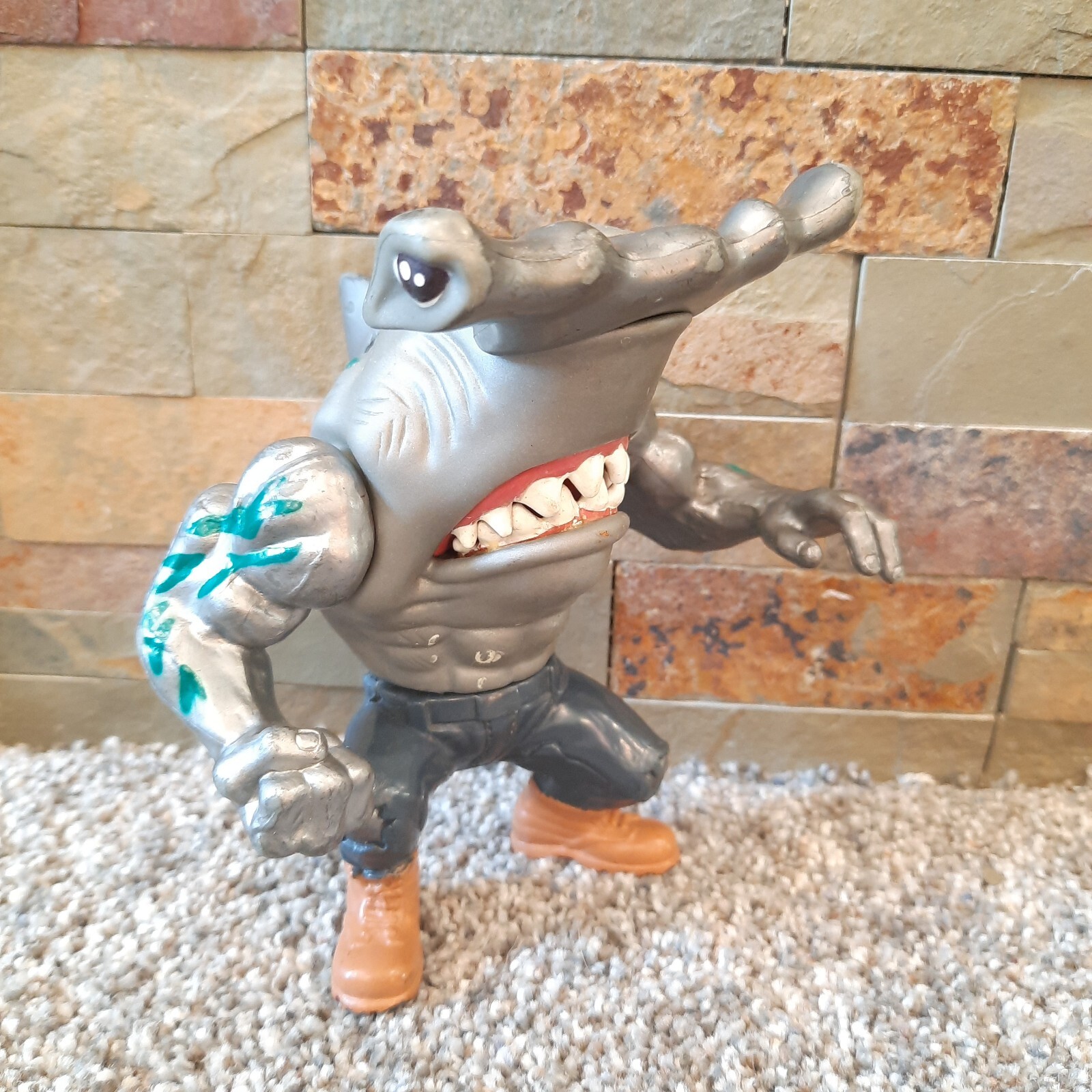 Street Shark Jab Hammerhead Action Figure 1994 Vintage Wise Designs ...