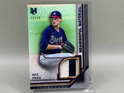 2023 MUSEUM COLLECTION #MMR-MF MAX FRIED PATCH #11/20 ATLANTA BRAVES | eBay