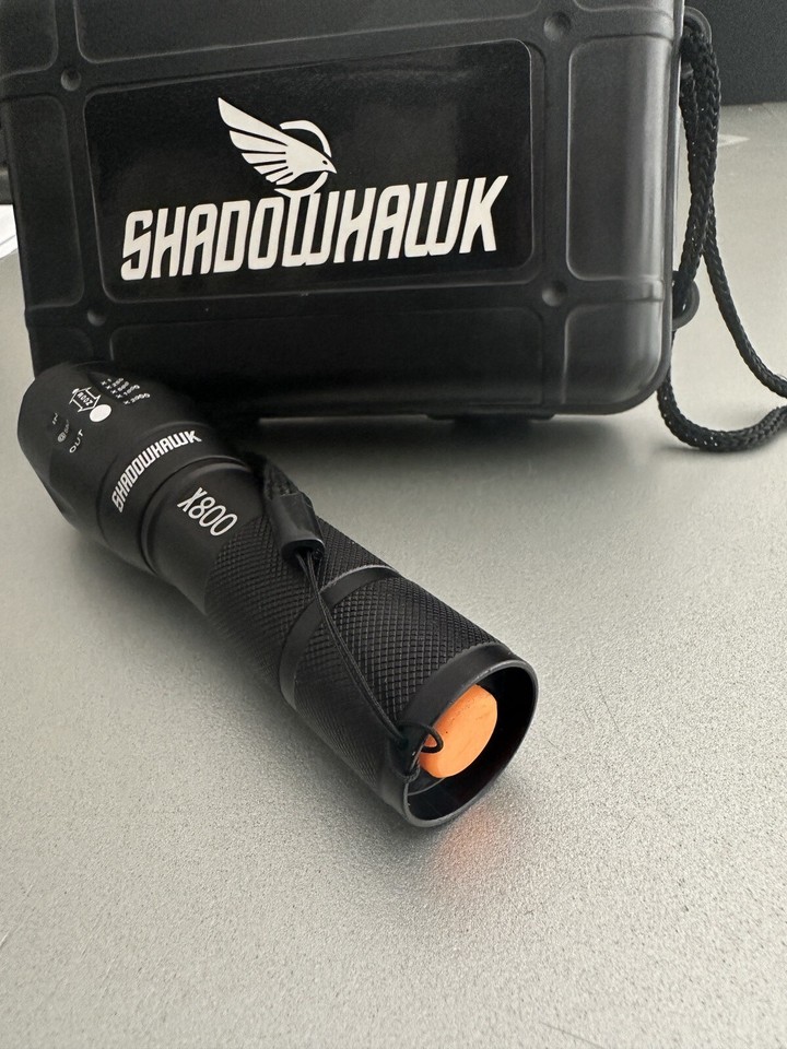 Shadowhawk Tactical Striking Telescopic Flashlight X800 Battery Charger ...