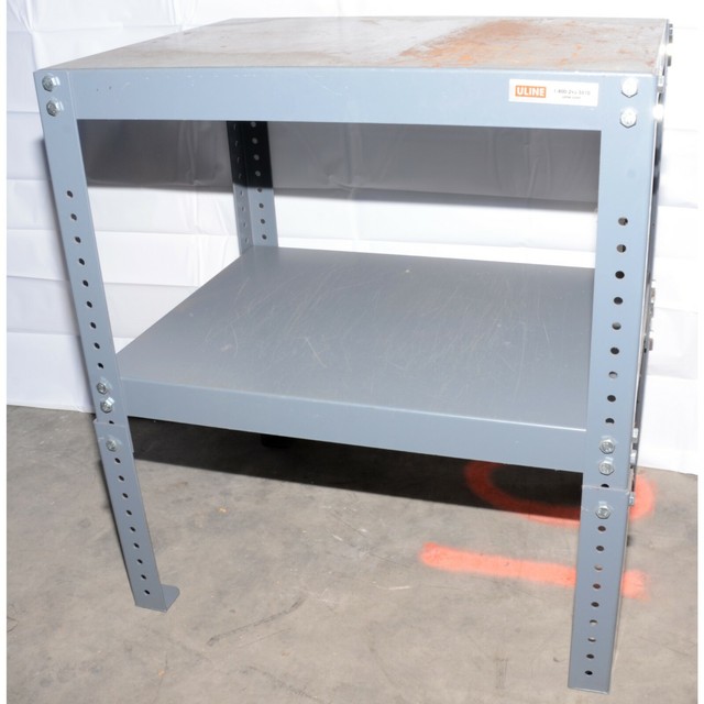 Uline H-6979 Adjustable Height Machine Table 24" " -25" 1500Lbs ...