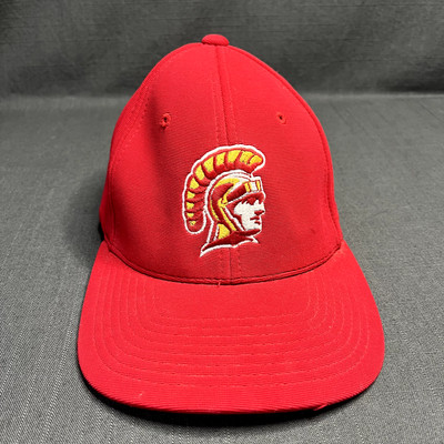 Trojan Red Flex Fit Hat Men's Size S/M | eBay
