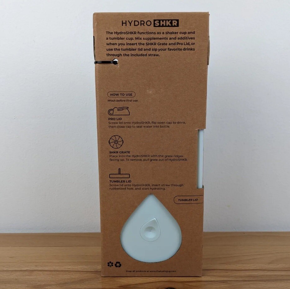 HYDRO SHKR 2-Lid Combo Shaker & Tumbler BRAND NEW Tile/Green Color ...