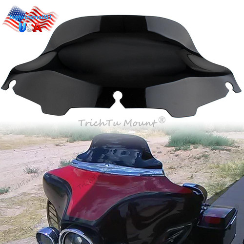 8"Wave Windshield Windscreen For Harley Touring Electra Street Glide ...