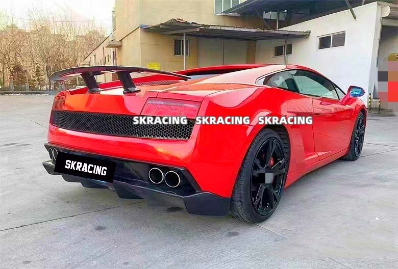 Carbon Fiber Rear Bumper Diffuser Lip Fit Lamborghini Gallardo LP560 ...
