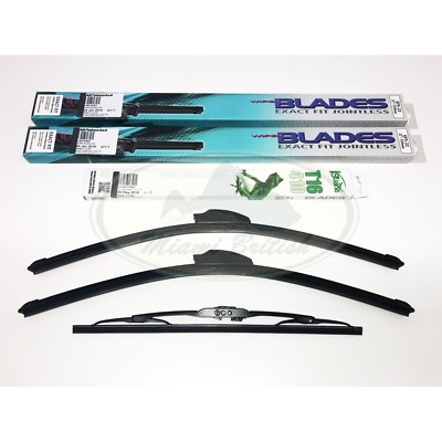 LAND ROVER FRONT & REAR WIPER BLADE SET LR3 LR4 LR018367 DKB500680 ...