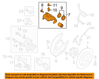 MAZDA OEM 16-17 CX-5 Rear-Caliper KAY02661XA | eBay