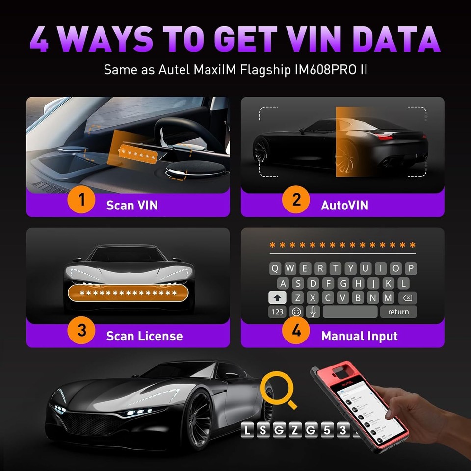 2026 Autel Scanner MaxiIM KM100E Key Fob Programming Tool Programmer ...