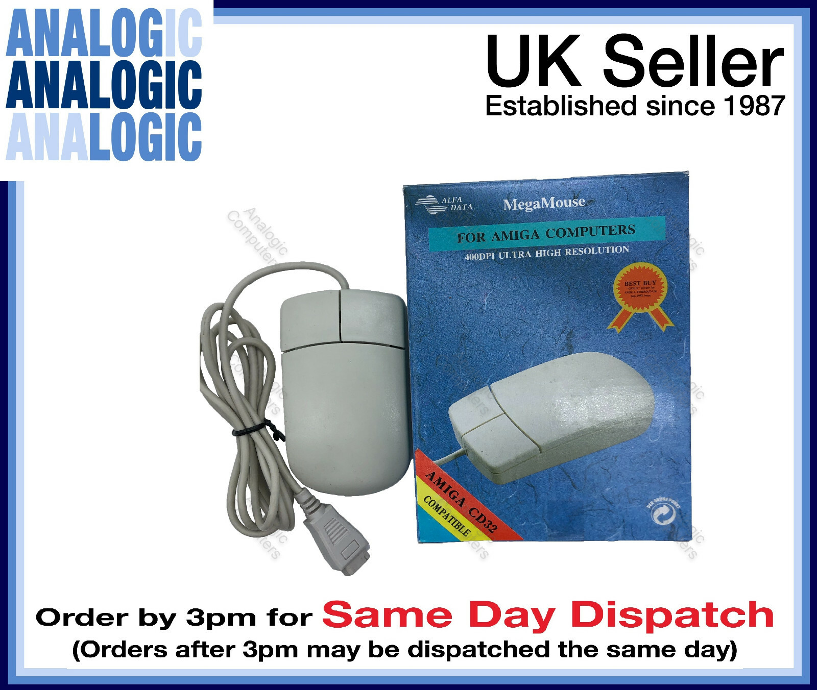 New 400DPI Amiga Mouse for A500 A600 A1200 A2000 A4000 CD32 | eBay UK