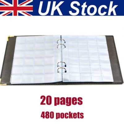UK 480 Coin Collection Album Coins Penny Money Storage Case Holder ...