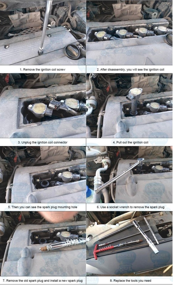 6Pcs Genuine OEM 12290-R71-L01 Iridium Spark Plug For Honda Accord V6 ...