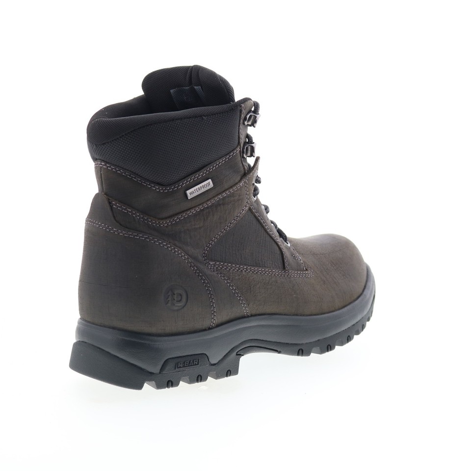 Dunham 8000Works Waterproof 6" Plain Toe Mens Gray Extra Extra Wide 6E ...
