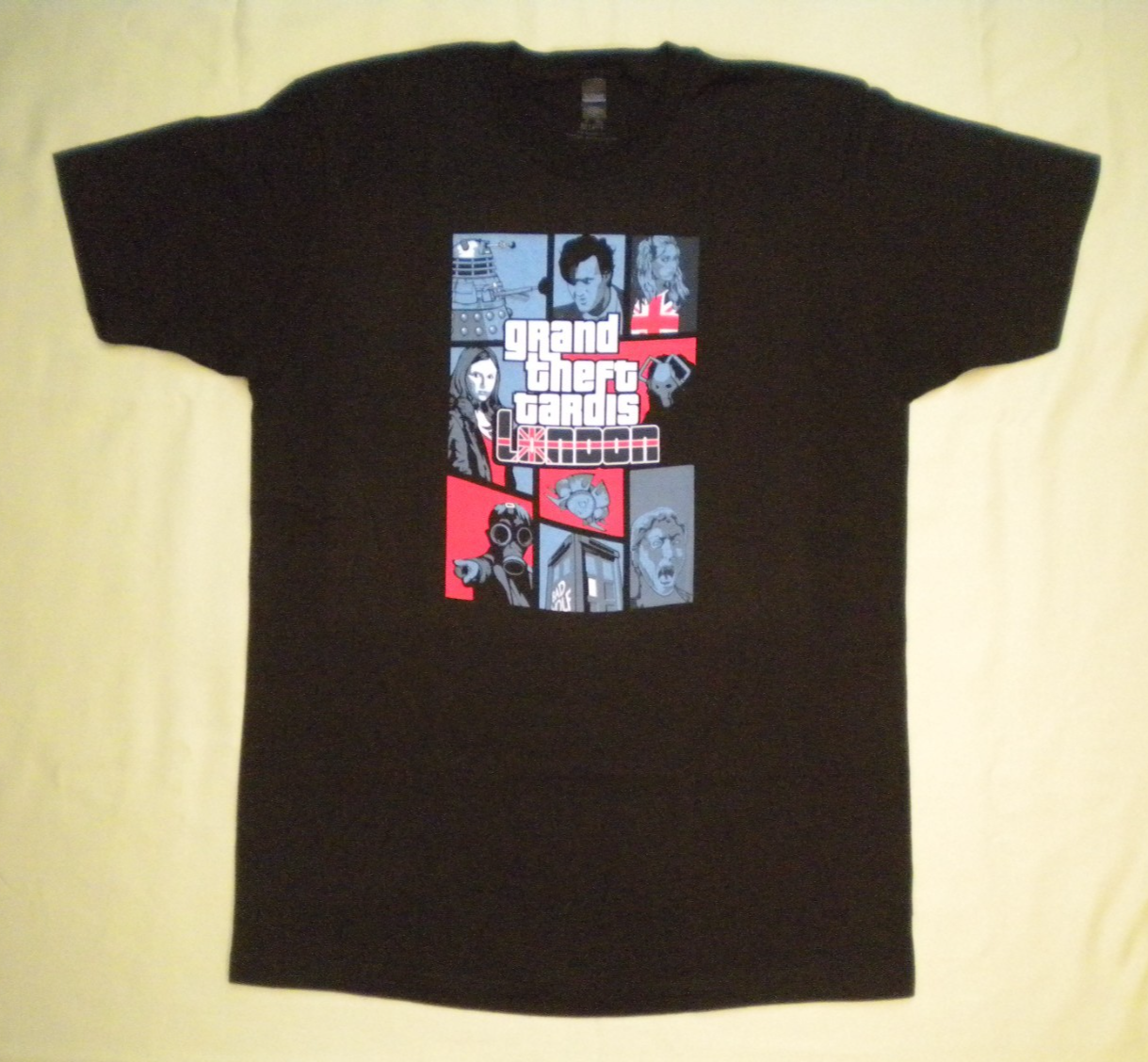 DOCTOR WHO GRAND THEFT TARDIS LONDON T-SHIRT GTA Video Game Art RIPT Apparel NEW | eBay