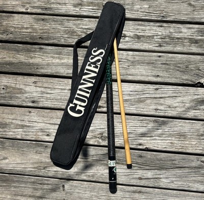 🚨🔥Vintage Guinness Pool Stick Cue 2 Piece W/Bag Nice!! Collectors ...