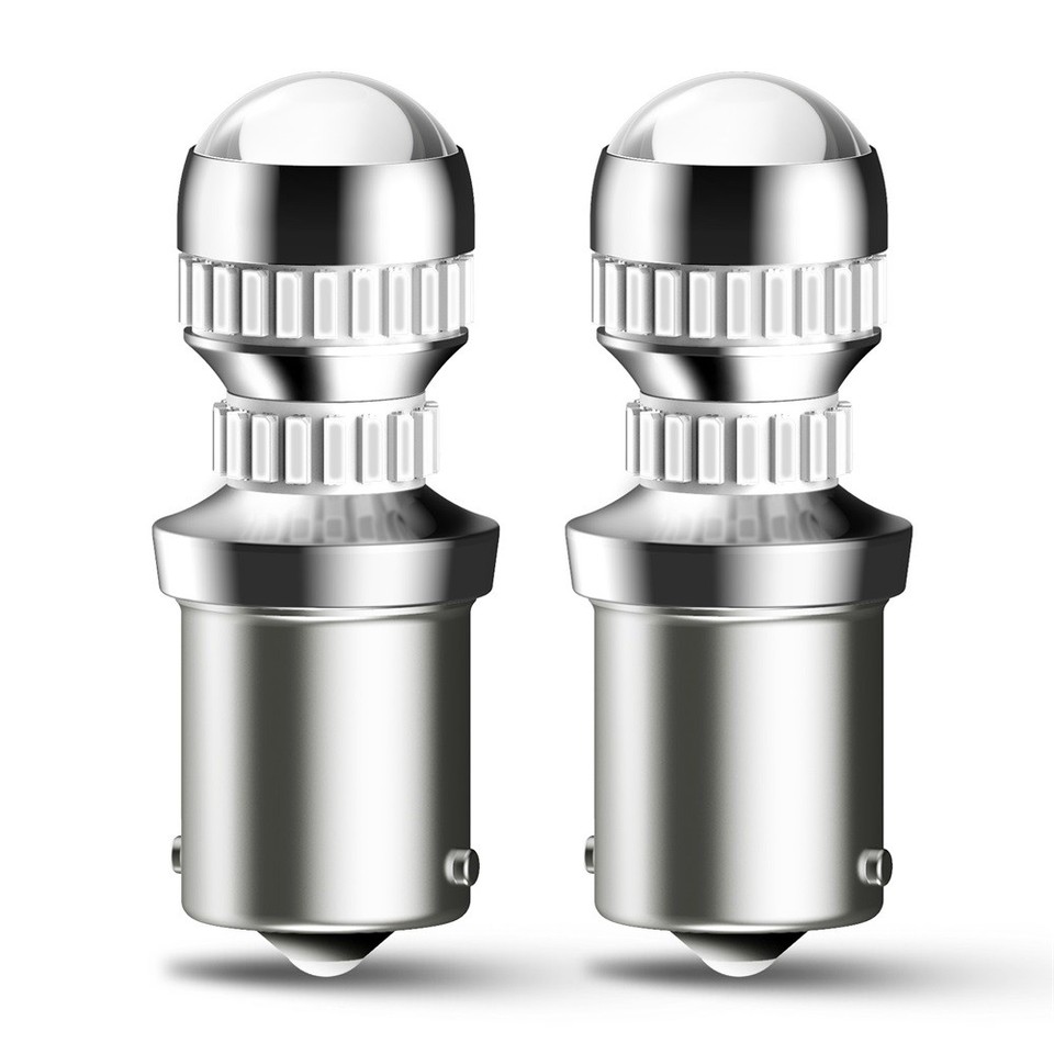 AUXITO 1156 7506 P21W Red 54-LED Brake Stop Tail Light Bulbs Error Free ...