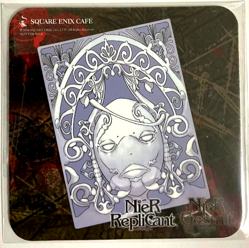 NieR Automata REPLICANT Gestalt Coaster Book Square Enix Cafe JP | eBay