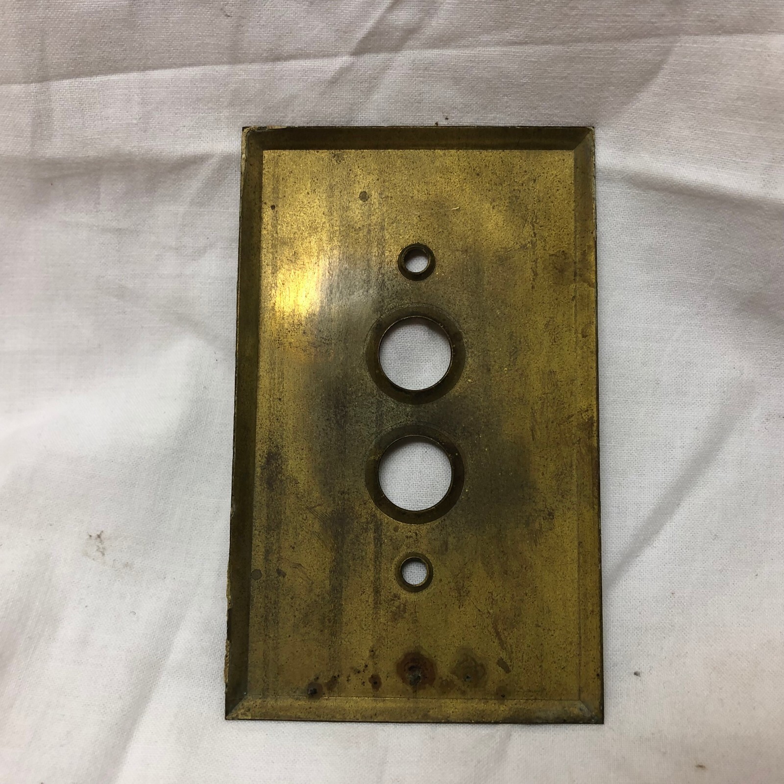 Vintage Round Light Switch Plate Metal | eBay
