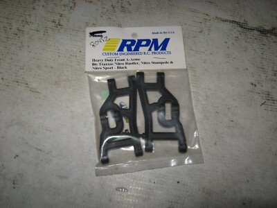 RPM Traxxas Nitro Rustler Stampede Sport Series Front Arms Plastic ...