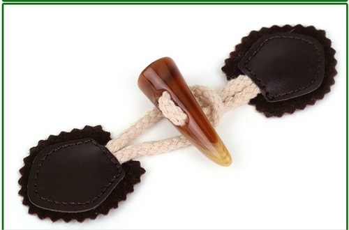 4 Pairs Horn Toggle Button Coat Jacket Cardigan Sew Fastener Knitwear ...