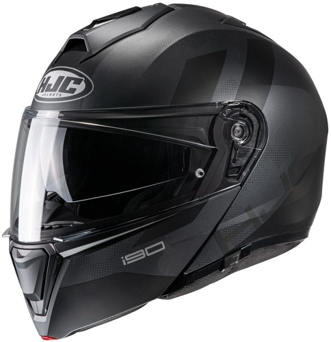 HJC i90 Syrex Motorcycle Helmet Gray XS Extra Small Modular Flip ...