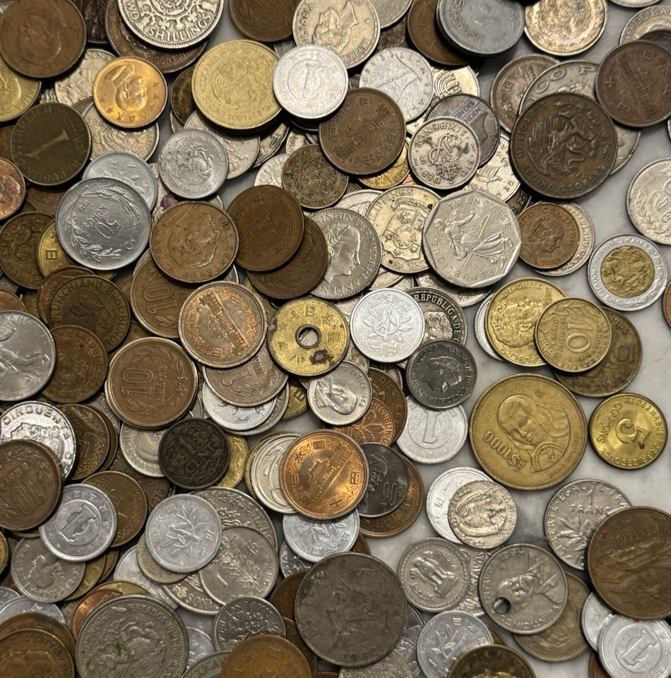 Huge Mixed Lot of 100 Foreign World Coins - CHOOSE HOW MANY LOTS! | eBay