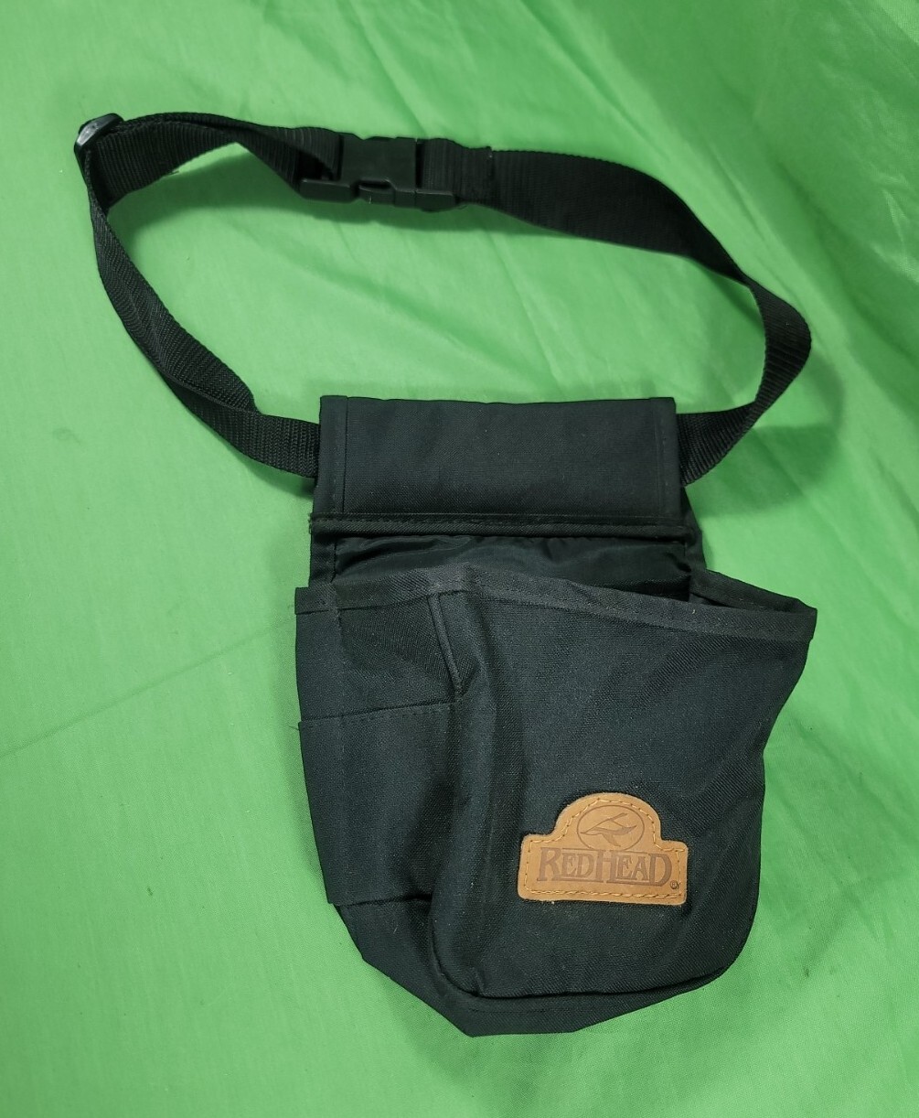 Red Head Hunting Black Padded Waist / Shoulder Bag 11"x4.5" 4 Pocket ...