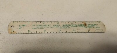 Vintage George Stuart Office Supplies Orlando Florida Advertising Metal ...