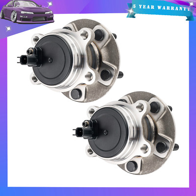 Pair For 2012 2013 2014 2015 - 2018 Ford Focus REAR Wheel Bearing Hub ...