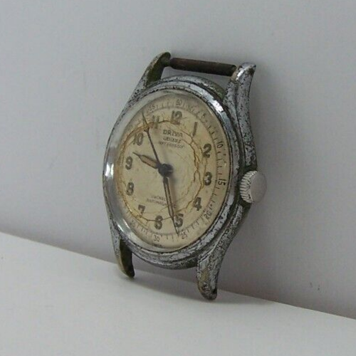 Vintage Men's Driva Geneve Manual Watch for Parts/Repair/Restore, Not ...