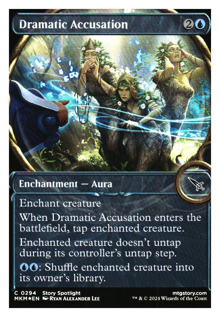 Dramatic Accusationi (showcase) (Foil) Murders at Karlov Manor MTG ...