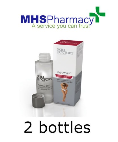 2 bottles of Skin Doctors Ingrow Go| Ingrown Hair Lotion 120ml ...