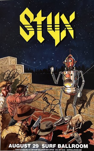 STYX Signed 11x17 Concert POSTER From 2008…Music LEGENDS | eBay