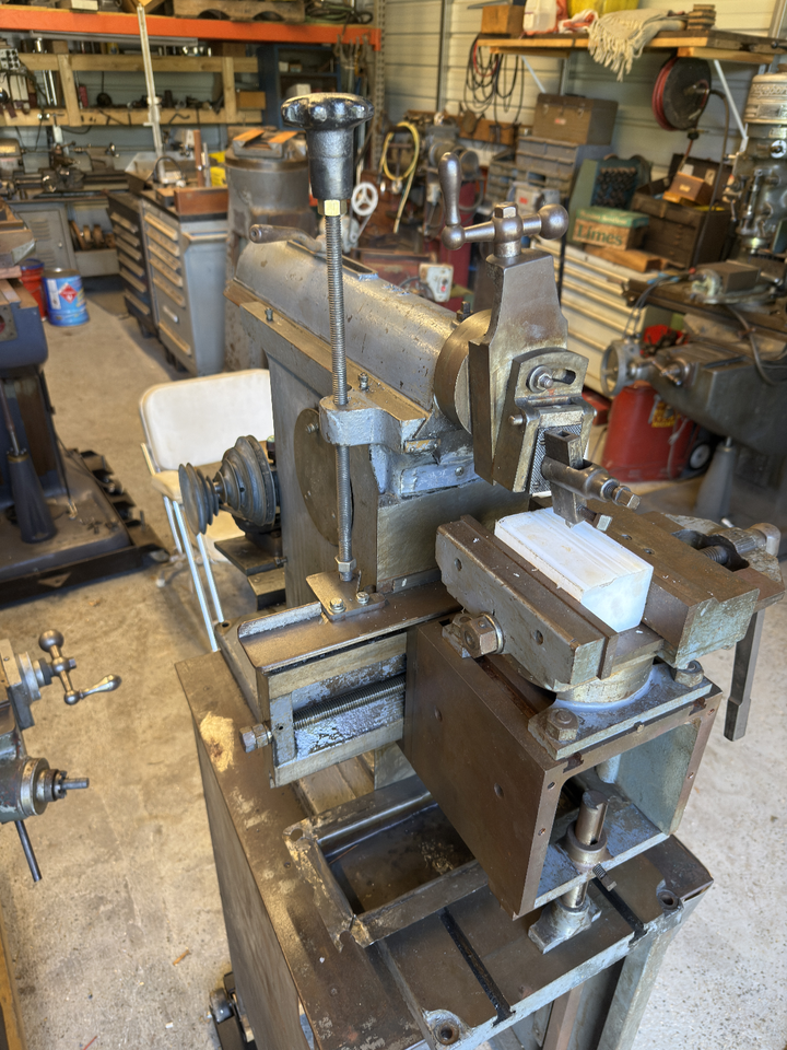 Lewis 10" Metal Shaper w/ Original Vise & Foot Support – Vintage USA ...