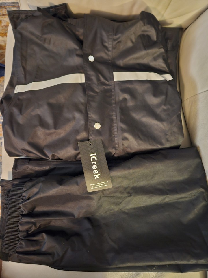 iCreek Rain Suit Waterproof Jacket and Trouser Suit for Men and Women ...