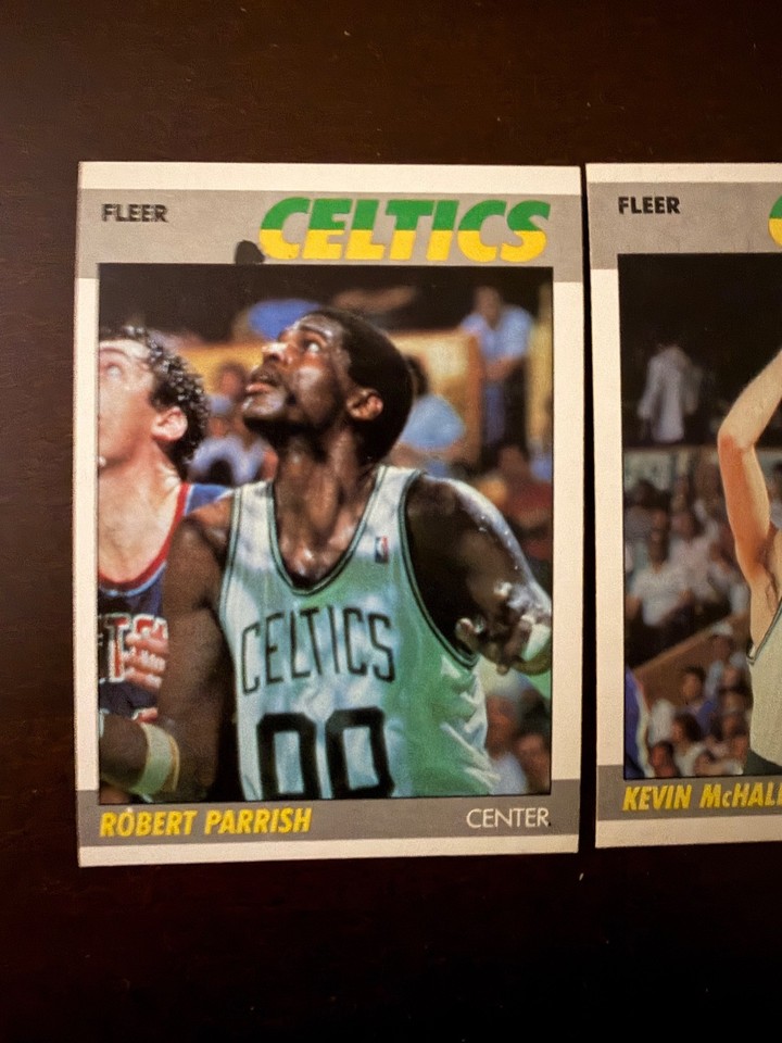1987 Fleer Basketball Lot, ROBERT PARRISH & KEVIN MCHALE ,EX/NM, No ...