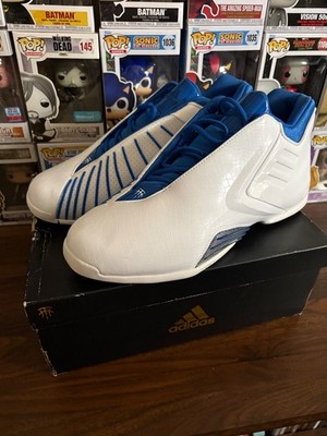 Adidas TMAC 3 Restomod Men's Basketball Size 13 FTWWHT/BLUE/SILVMT | eBay