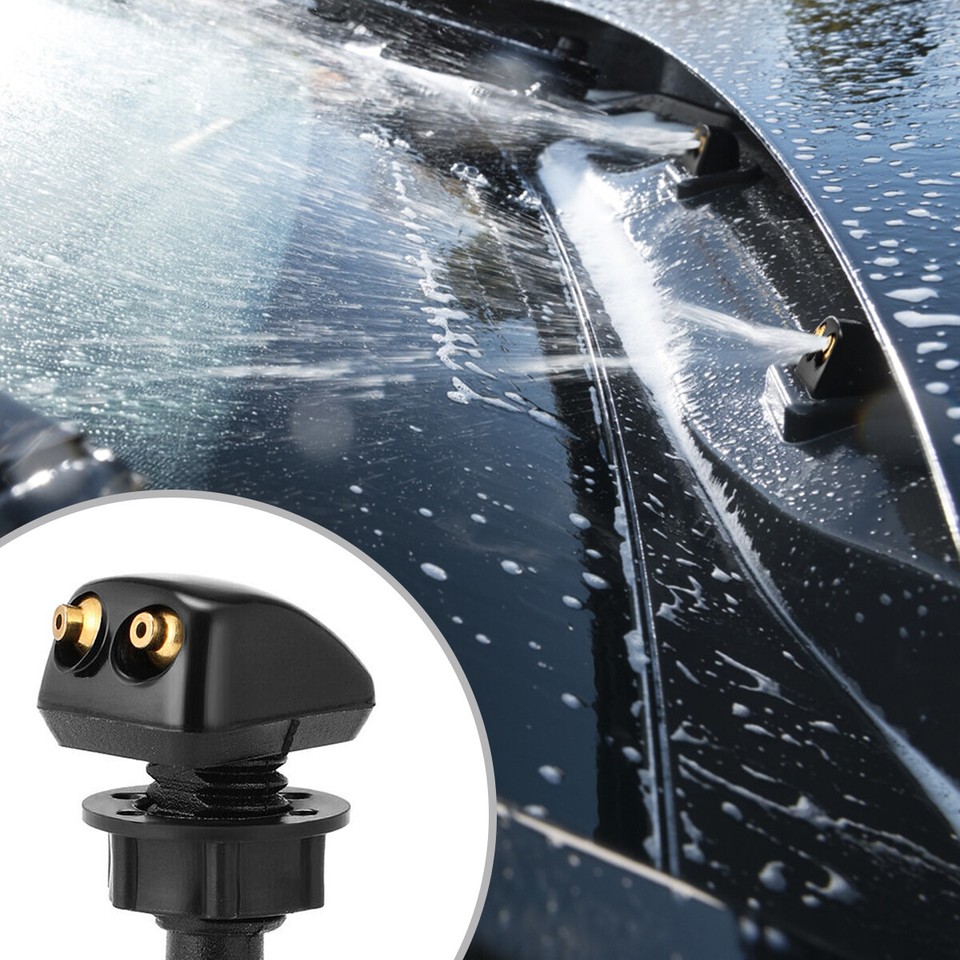 Universal Dual Holes Windshield Washer Nozzle Wiper Water Spray Jet ...