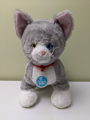 Build A Bear Promise Pets Kitty Cat Plush Stuffed Animal Striped Grey ...