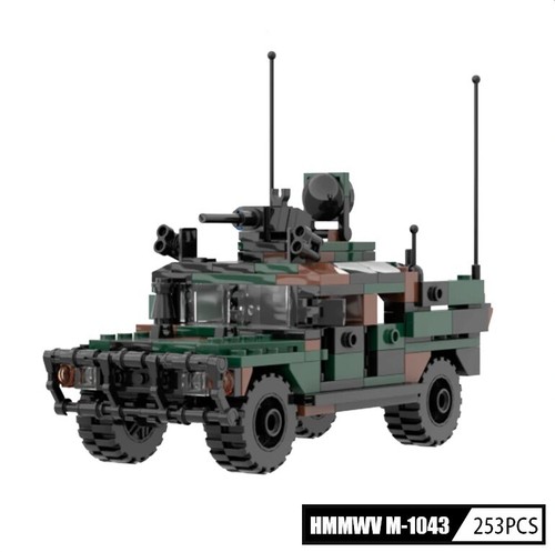 USA Army HMMWV Humvee M1165A1 armored car APC Jeep US force truck moc ...