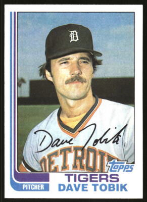 1982 Topps Dave Tobik #391 Detroit Tigers | eBay