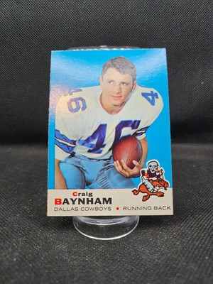 1969 DALLAS COWBOYS CRAIG BAYNHAM #122 VINTAGE -- FREE SHIPPING!!! | eBay