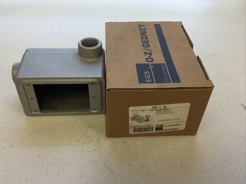 NEW EGS O-Z/GEDNEY 3/4” FDR-1-75 FDR175 CAST DEVICE BOX, FREE SHIPPING ...