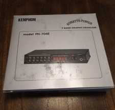 Vintage Sparkomatic 7 Band 12v Graphic Equalizer Booster Amp Sb-e7 Car ...