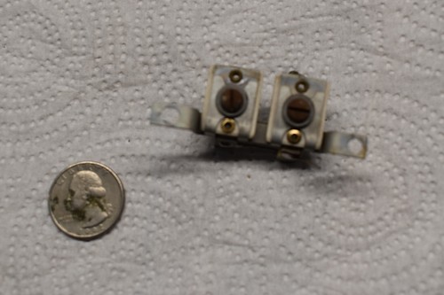 Original Mica Trimmer Capacitors Both 8-80 mmfd From 1940 RCA Victor ...