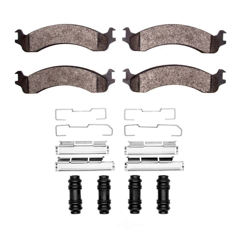 Disc Brake Pad Set-DFC 3000 Ceramic Brake Pads and Hardware Kit R1 ...