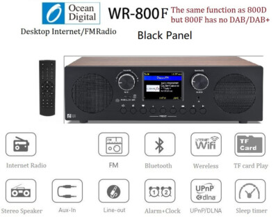 Ocean digital WR-800F INTERNET RADIO TUNER UPNP/ DLNA FM BLUETOOTH WIFI ...