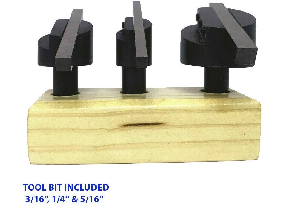 1/2'' Shank 3/4'' To 1-1/2'' Fly Cutter Set Cutting Milling Hardened ...