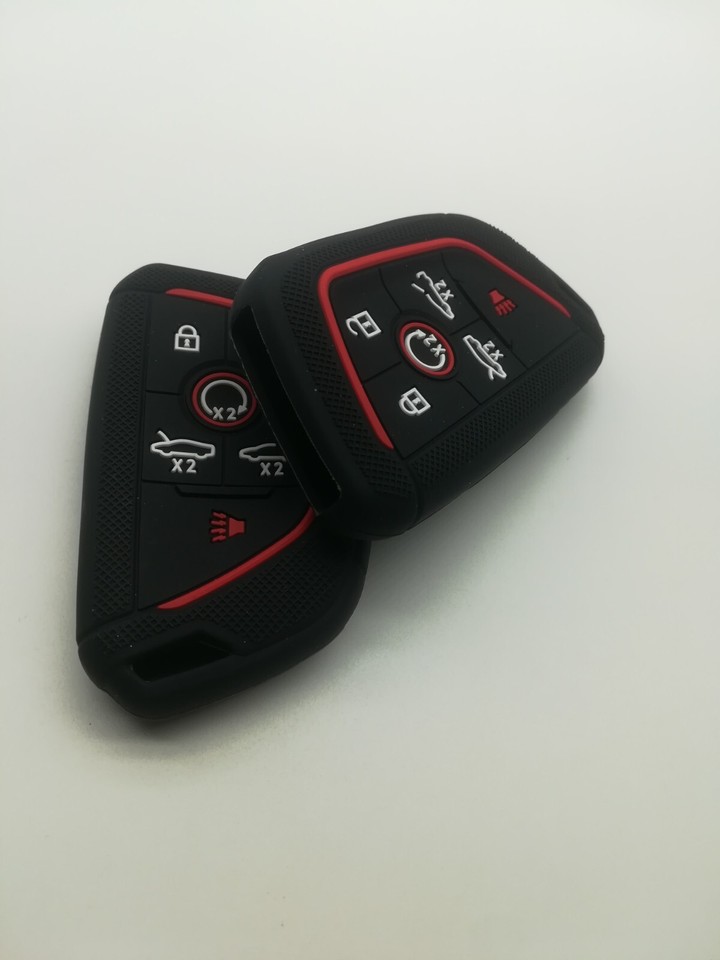 Silicone Fob Remote Key Cover for 2020 2021 2022 Chevrolet Corvette C8 ...
