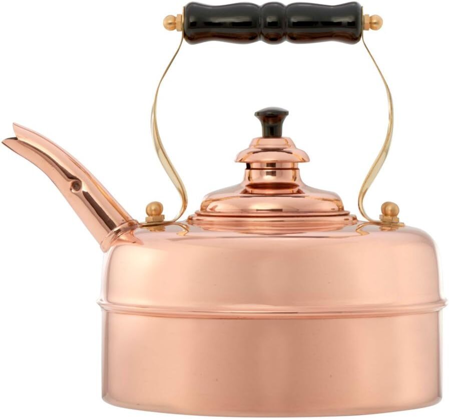 Simplex Kettles Kensington Solid Copper No. 1 Copper Finish 1.9 Quart Teakettle | eBay
