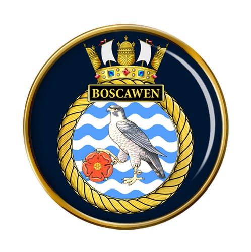 Hms Boscawen, Real Marino Pin Insignia | eBay