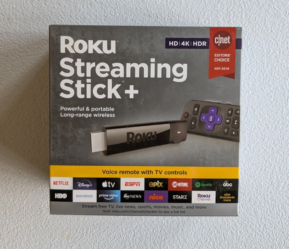 Roku Streaming Stick+ (8th Generation) 3810RW VUDU Edition - Black ...